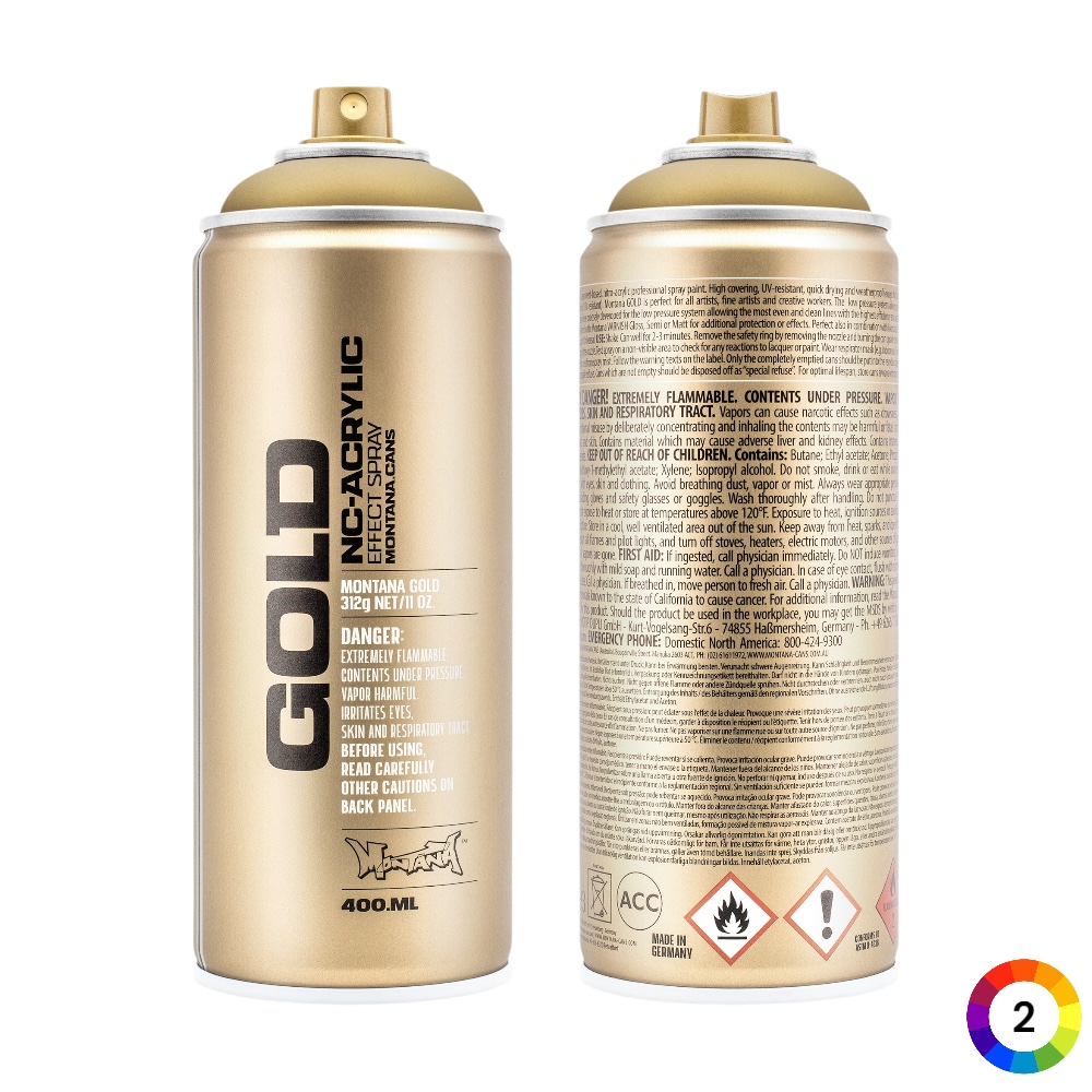 Montana Gold 400 ml Metalic – Konflikt Shop Sklep Graffiti Wrocław